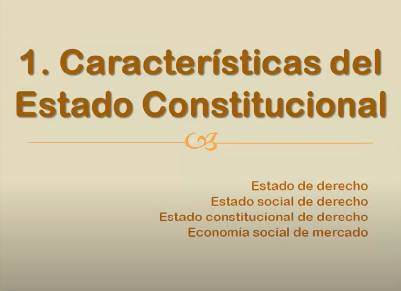 19 Características del Estado constitucional (2) Comparación de tipos ...